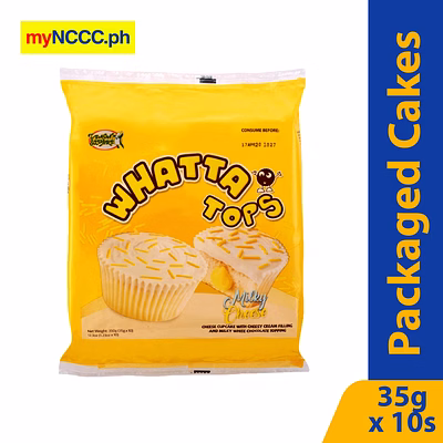 Lemon Square Whatta Tops Milky Cheese Flavor 35gx10s - | Palawan Mall