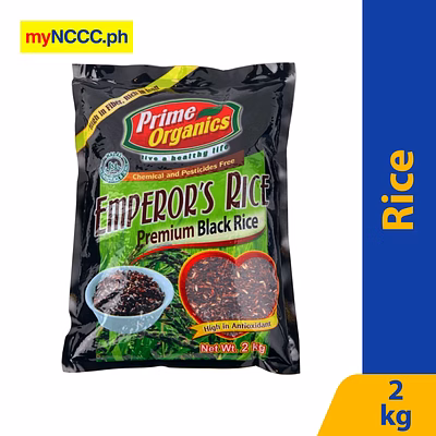 Prime Organics Emperor Black Rice 2kg - | Palawan Mall