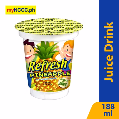 Refresh Pineapple Flavored Juice Drink 188ml - | Palawan Mall