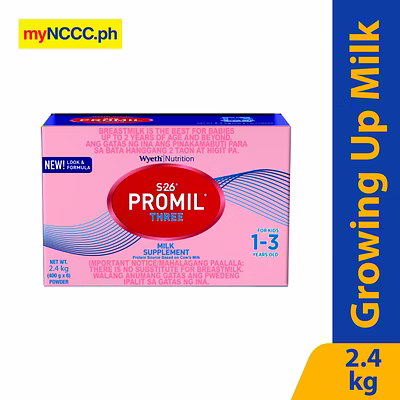 S-26 Promil Three 1-3 Years Old 2.4 Kg - | Palawan Mall