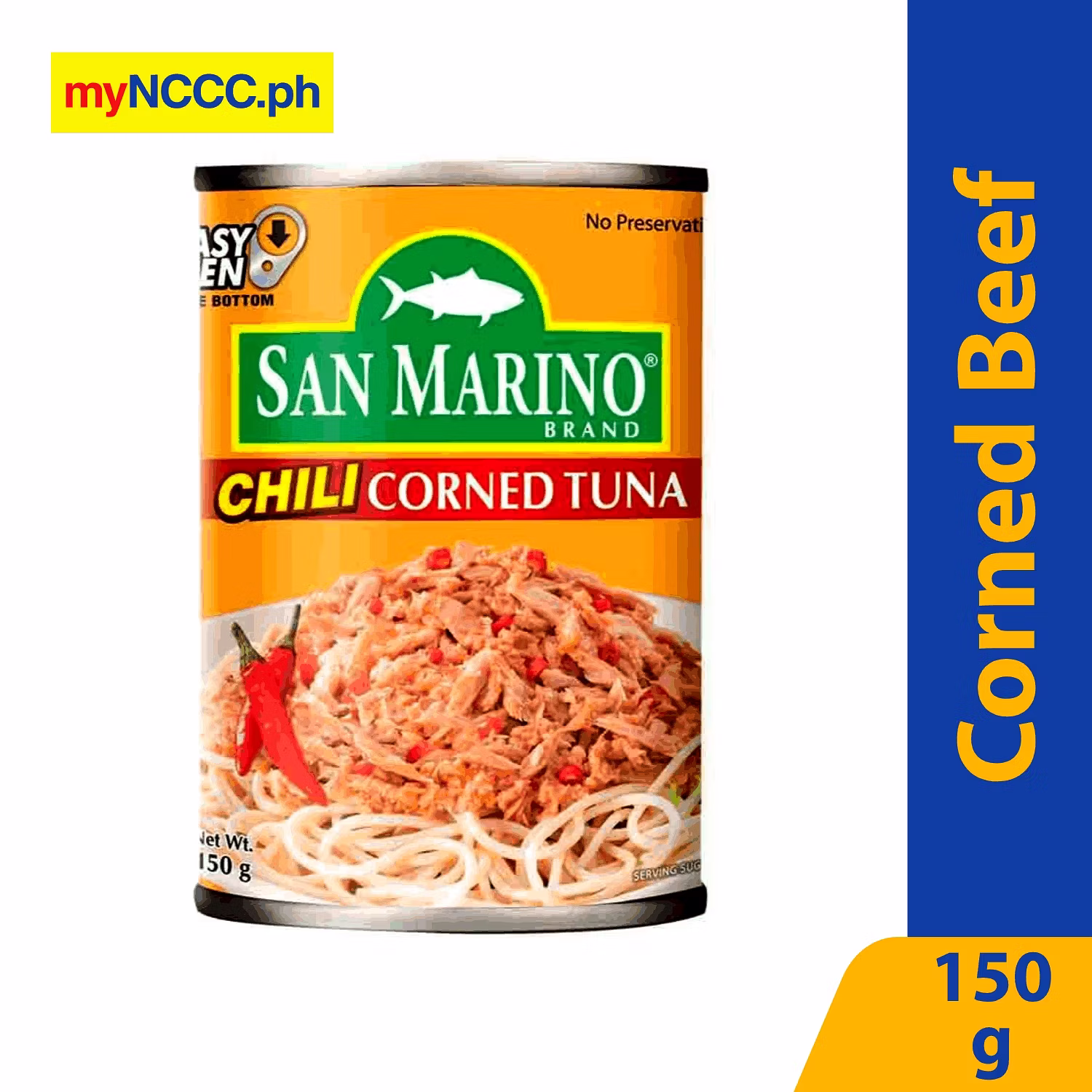 San Marino Chili Corned Tuna Easy-open Can 150g - | Palawan Mall