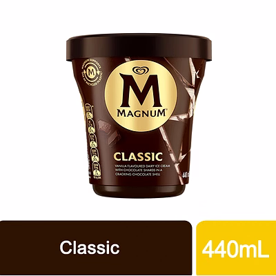 Magnum Pint Classic Ice Cream 440ml - | Palawan Mall