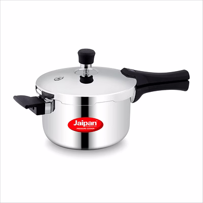 Jaipan Platinum Triply Pressure Cooker 5 Ltr Outer Lid - | Jaipan