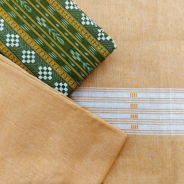 GiTAGGED Orissa Ikat Green Geometric Salwar Suit Set - Traditional ...