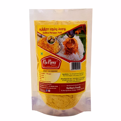 Andhra Dhal Rice Powder | NaNee's Foods