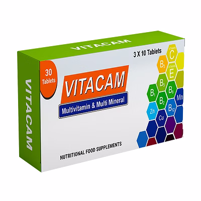 VITACAM Multivitamin And Multiminerals Tablets ( 3 X 10 TABLETS ...