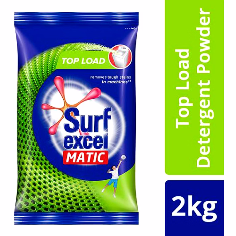 Hul Surf Excel Matic TL 2 Kg - Tough Stain Removal Laundry Detergent ...