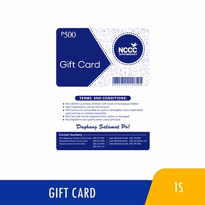 NCCC P500 Gift Card - | NCCC Online Store