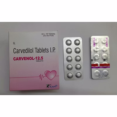 Carvenol 12.5MG Tablet - | Pharmika India Private Limited