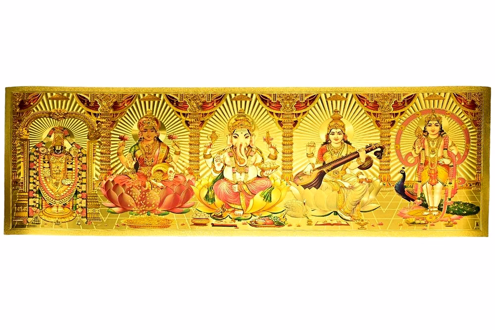 Elevate Your Diwali Celebration with 3x8 Inch Gold Foil Stickers ...
