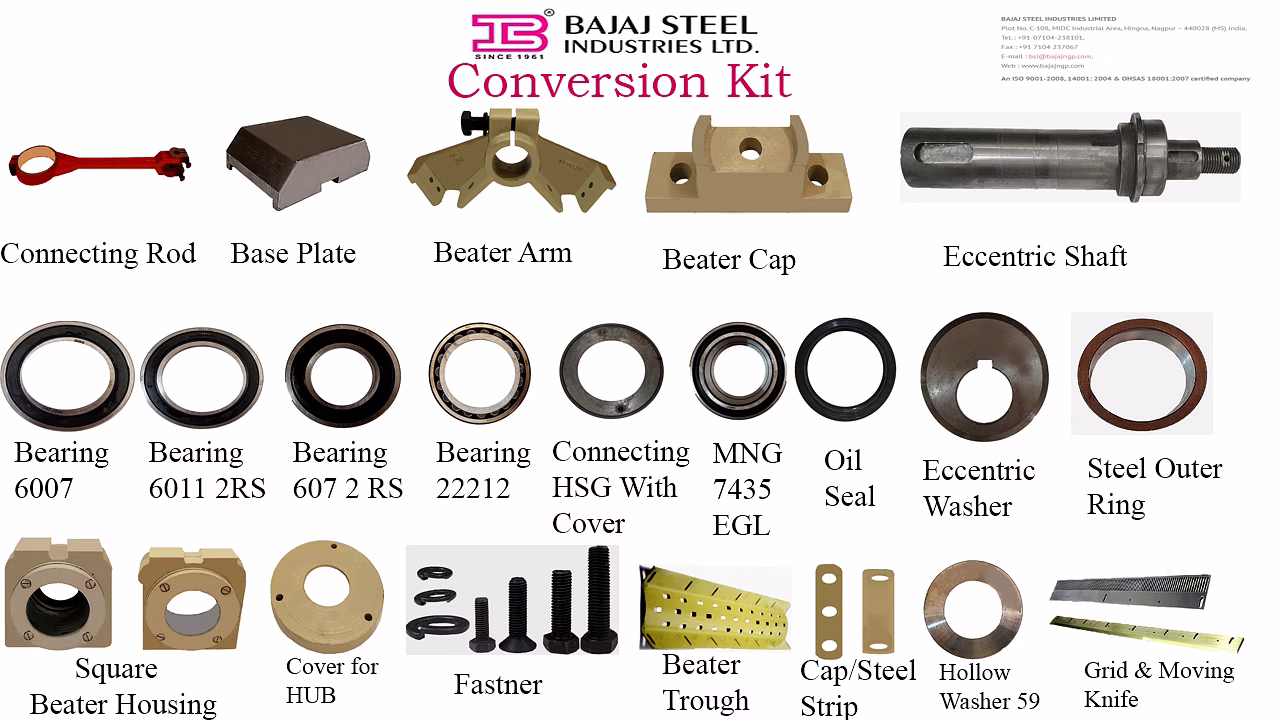 Inquiry Now Bajaj DR GIN MACHINE CONVERSION KIT | BAJAJ STEEL ...