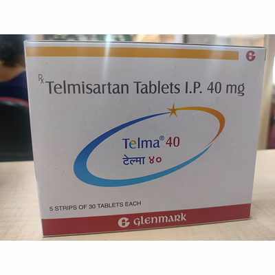 Telma 40 - Telmisartan 40mg by Glenmark Pharmaceuticals for Blood ...